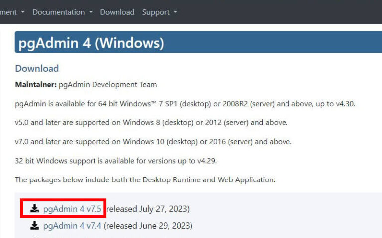 pgAdminのインストールと使い方 | PC-KYOTEI